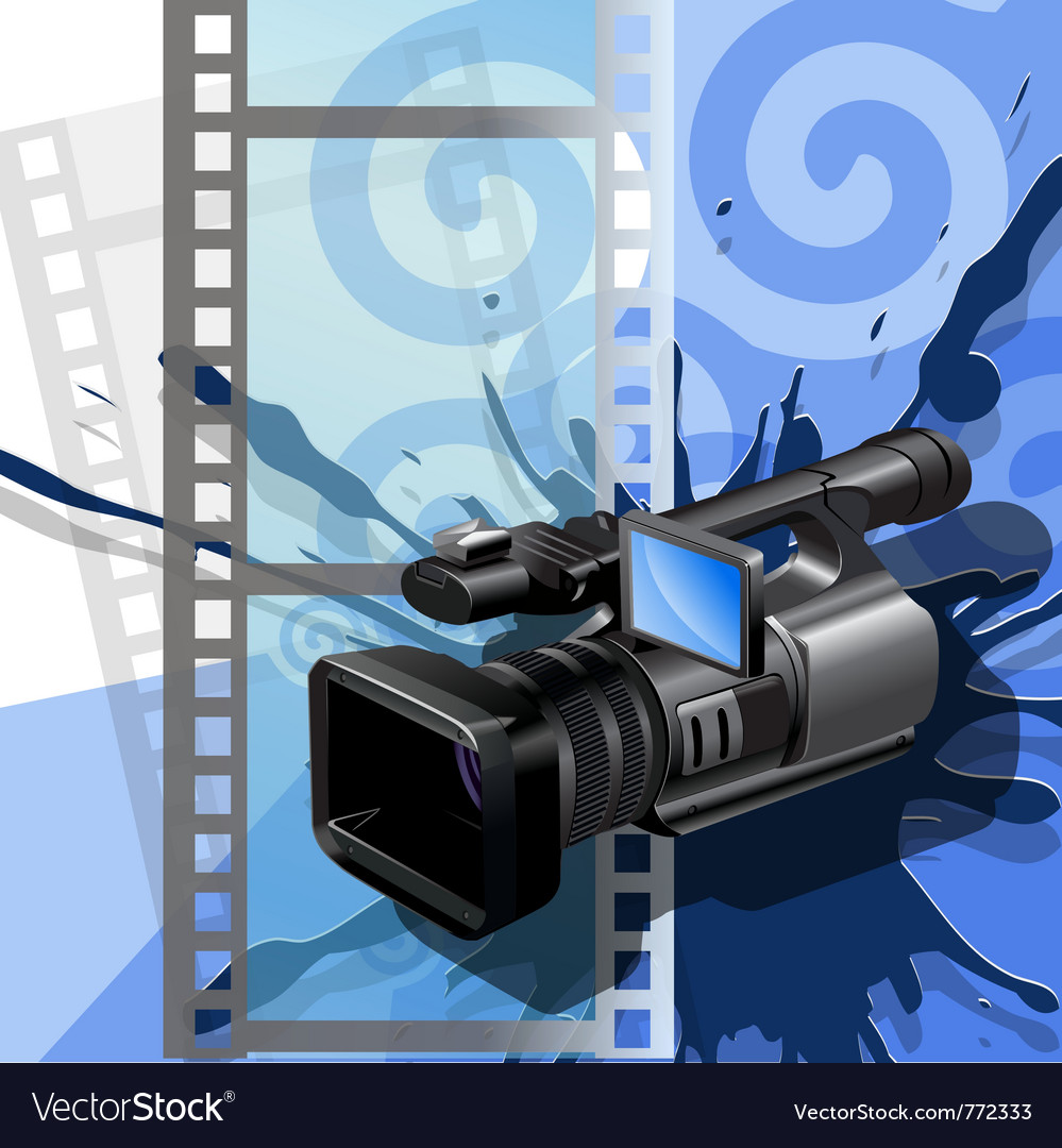 Video camera Royalty Free Vector Image - VectorStock