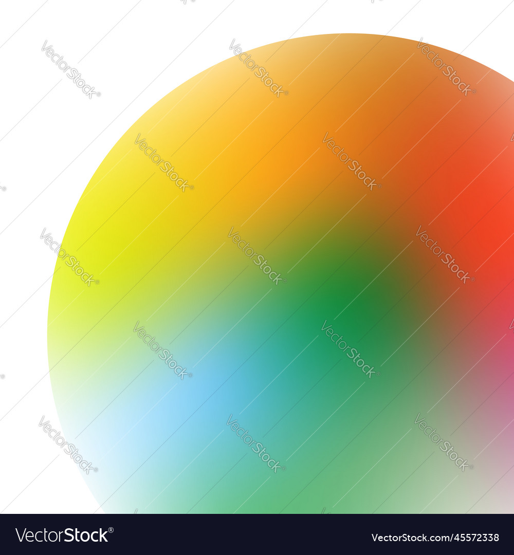 Abstract background multicolor gradient circle Vector Image