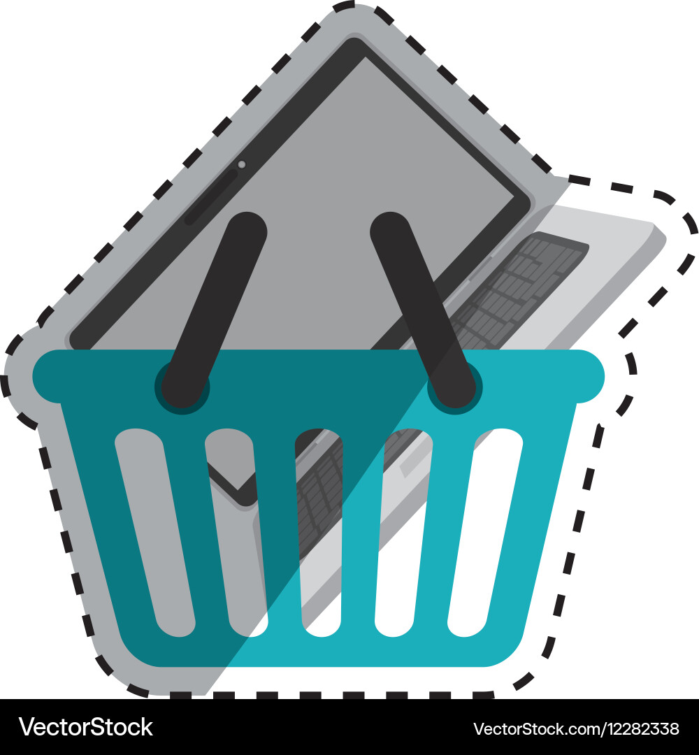 Buy online shopping Royalty Free Vector Image - VectorStock