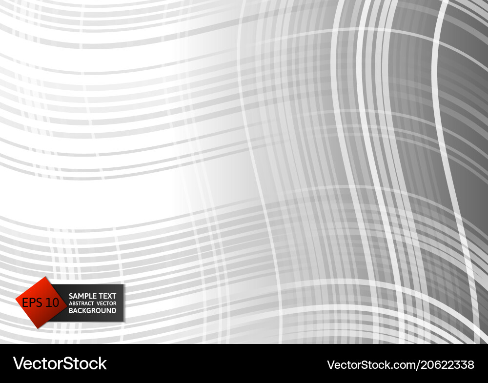 Line curve gray color geometric abstract Vector Image