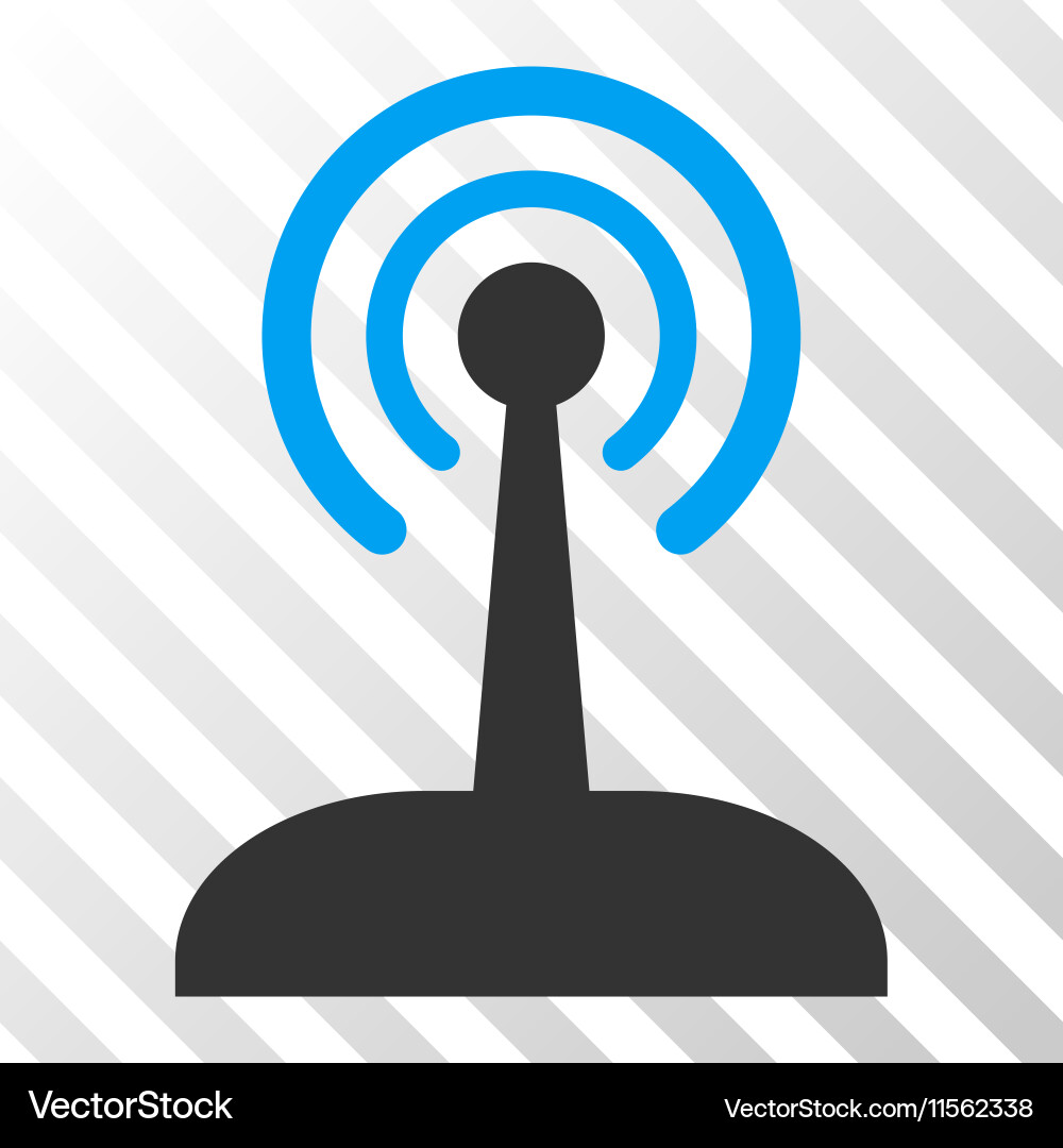 Radio control joystick eps icon Royalty Free Vector Image