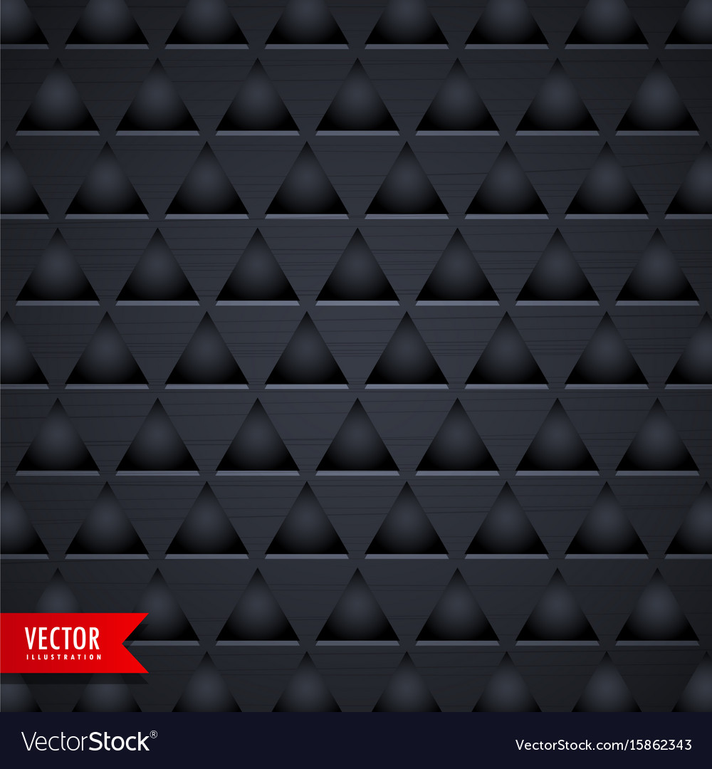 Dark triangle texture pattern background Vector Image