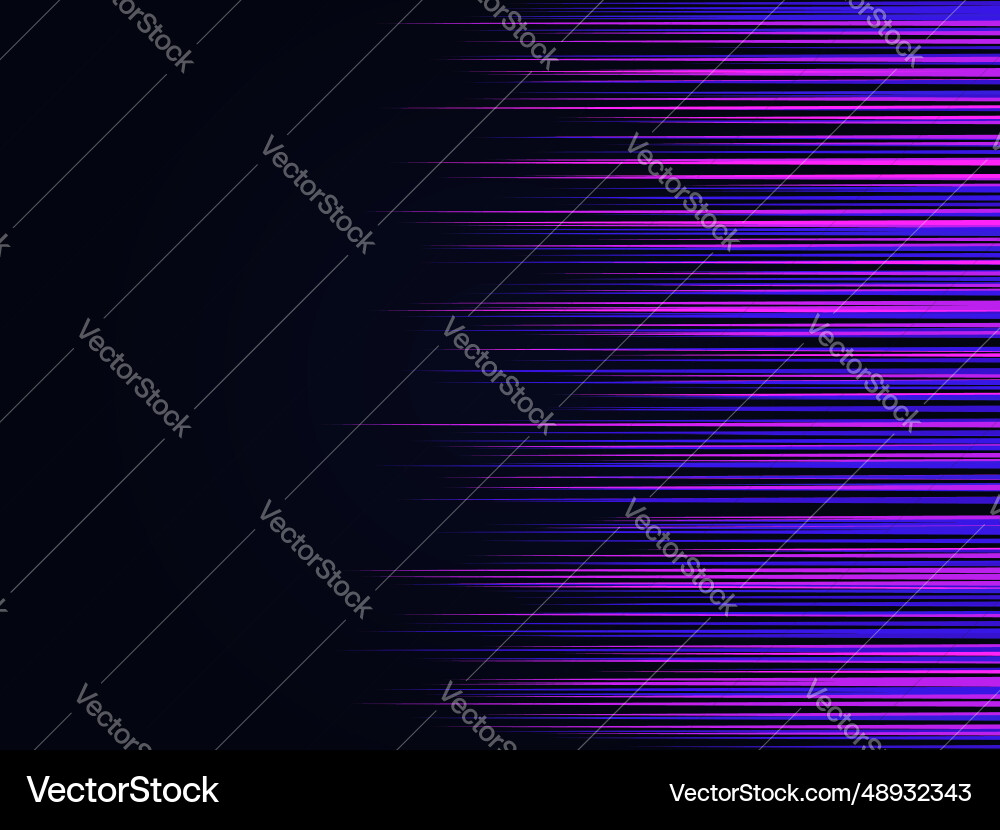 Energy or speed concept laser rays night sky Vector Image
