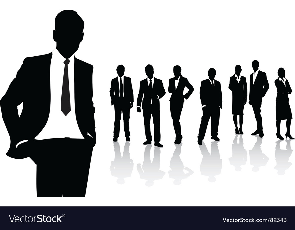 People business Royalty Free Vector Image - VectorStock