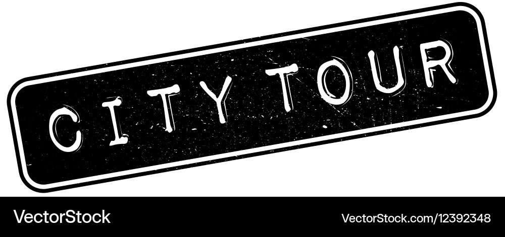 City Tour rubber stamp Royalty Free Vector Image