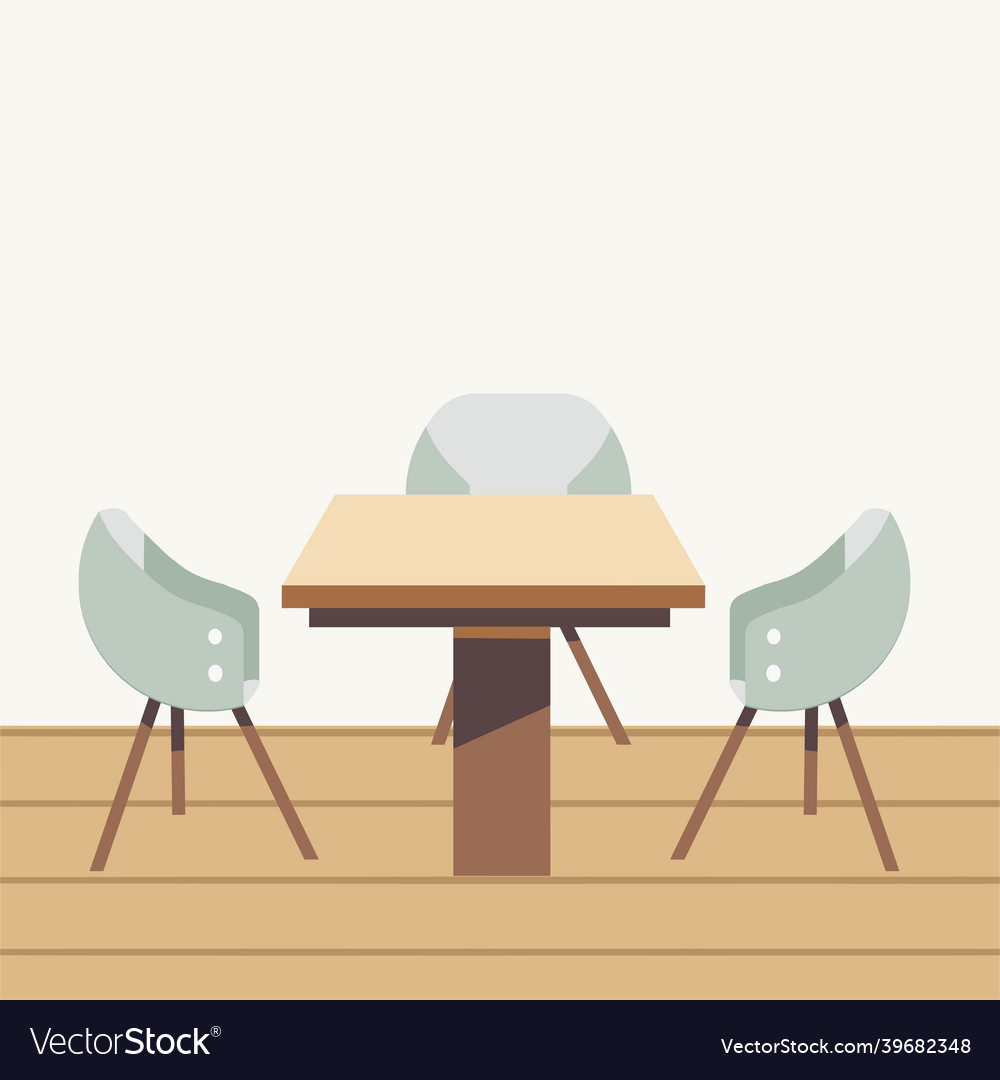 Table set Royalty Free Vector Image - VectorStock