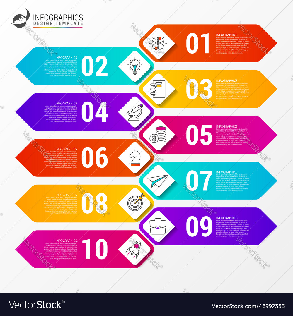 Timeline concept infographic design template Vector Image