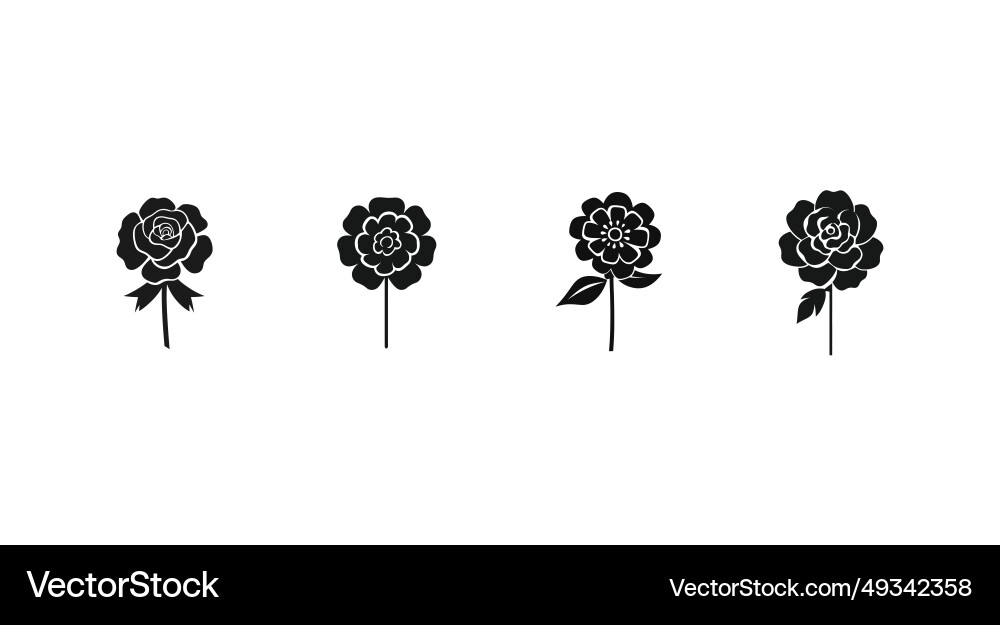 Classic floral lapel pin Royalty Free Vector Image