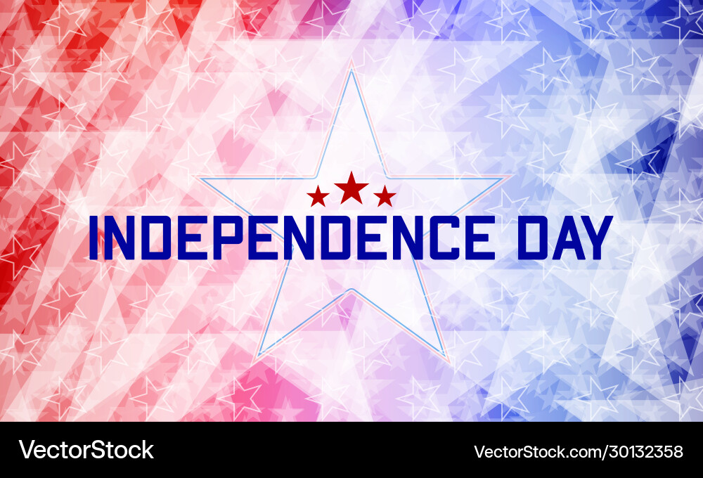 Independence day 4 th july happy Royalty Free Vector Image