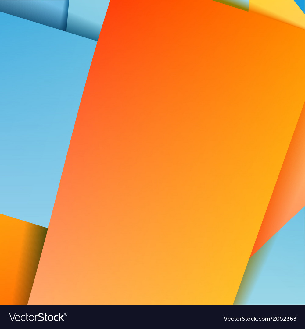 Background with blue paper Royalty Free Vector Image