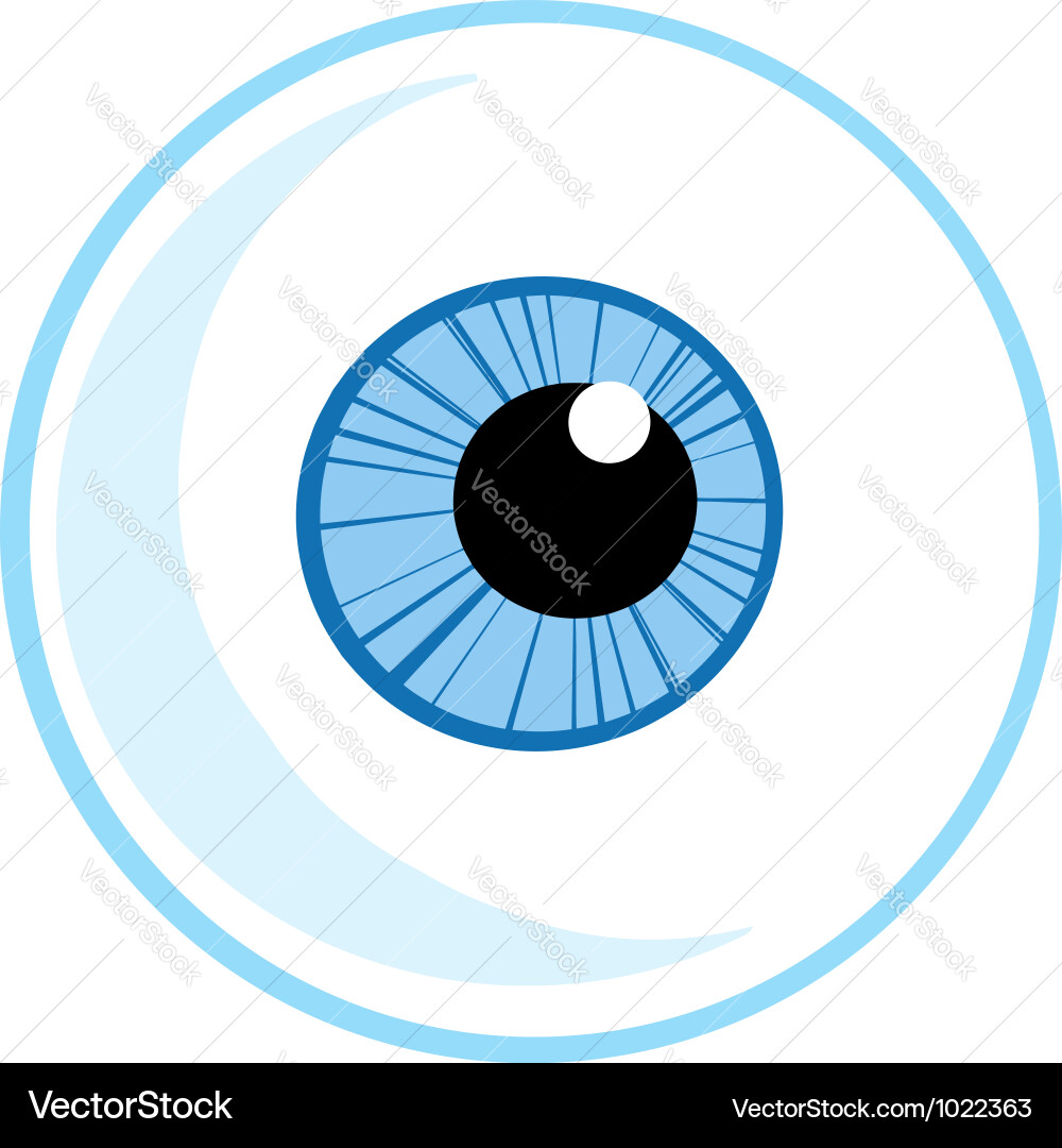 Eye ball Royalty Free Vector Image - VectorStock