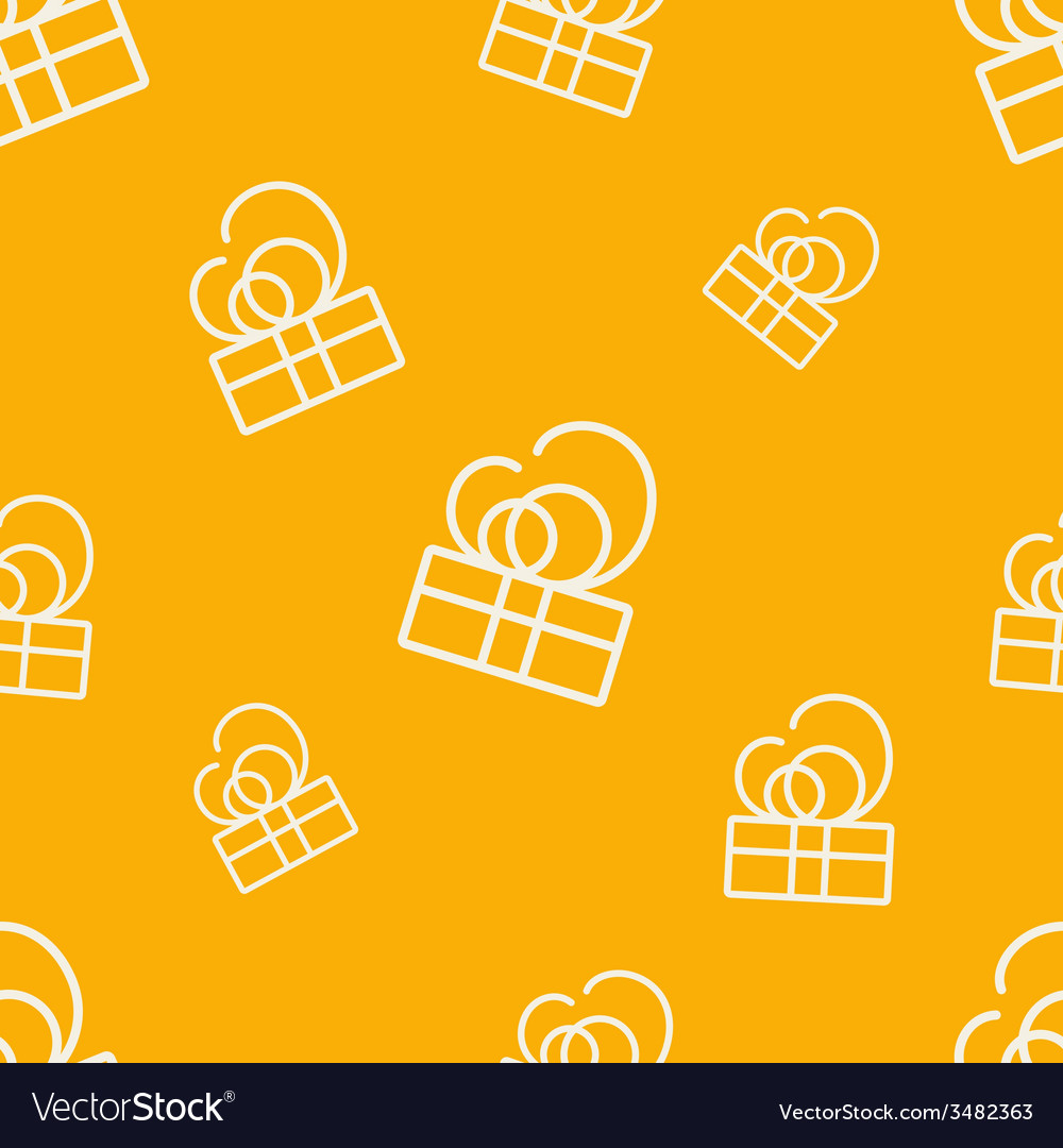 Gift pattern seven Royalty Free Vector Image - VectorStock