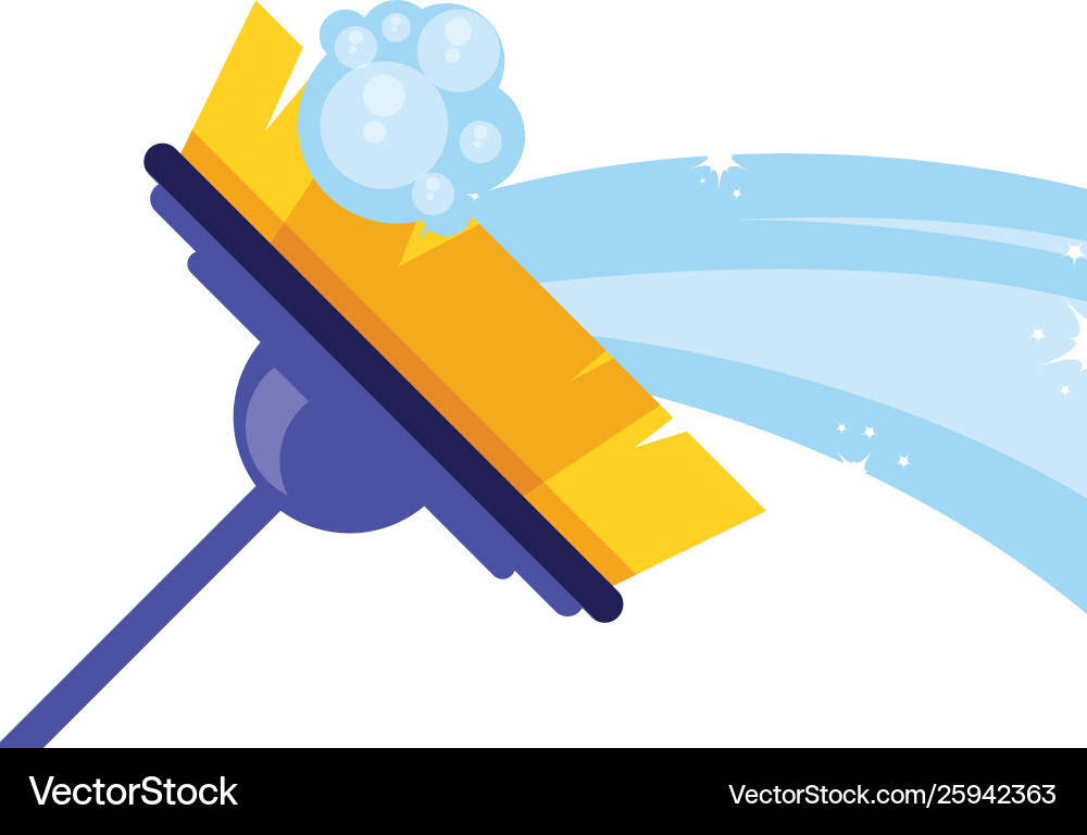 Isolated cleaning brush design icon Royalty Free Vector