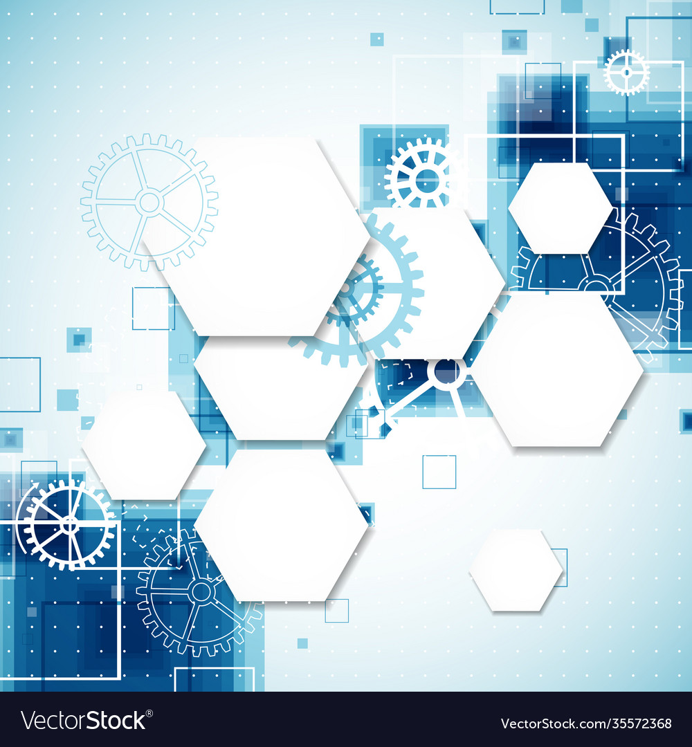 Abstract technological background Royalty Free Vector Image