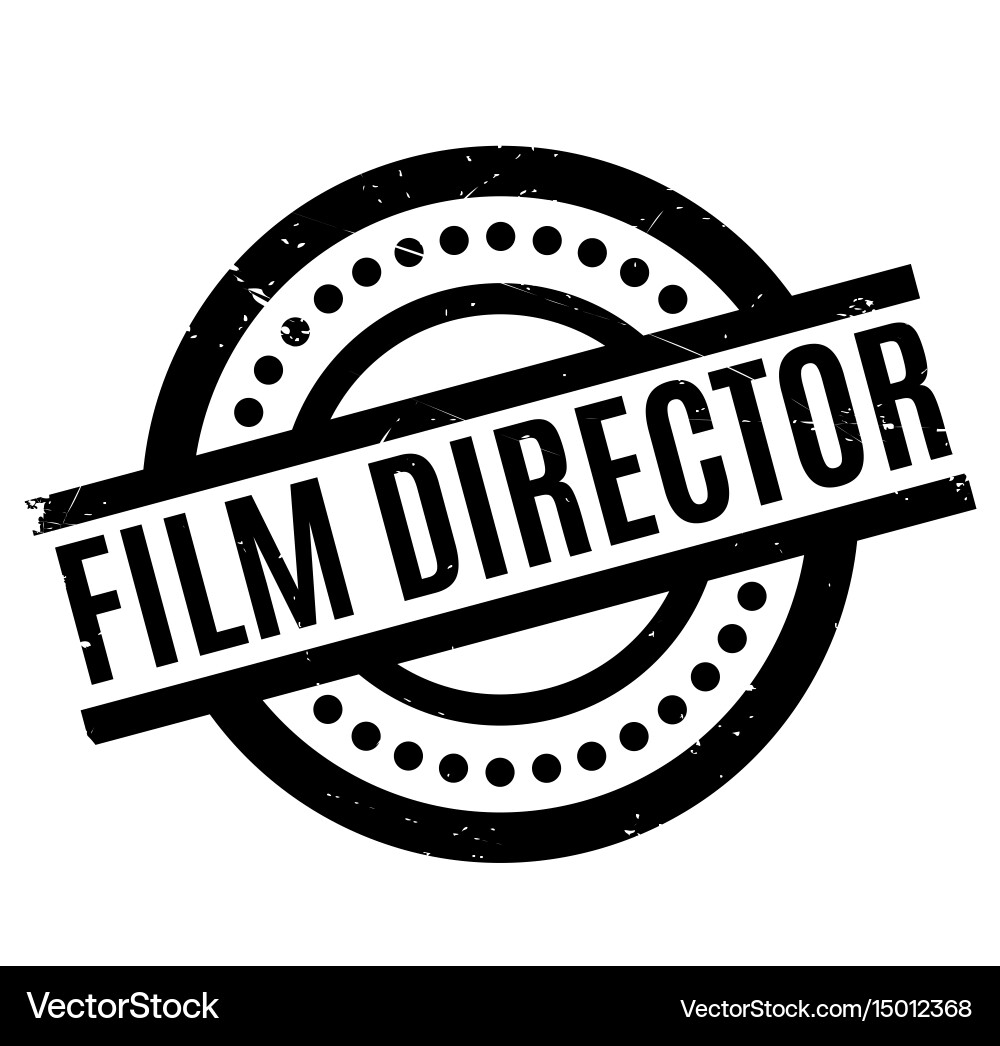 Film director rubber stamp Royalty Free Vector Image