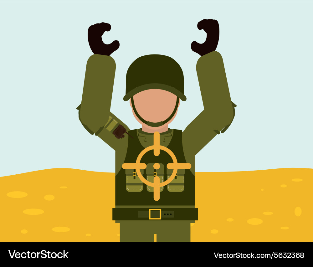 Military armed forces design Royalty Free Vector Image