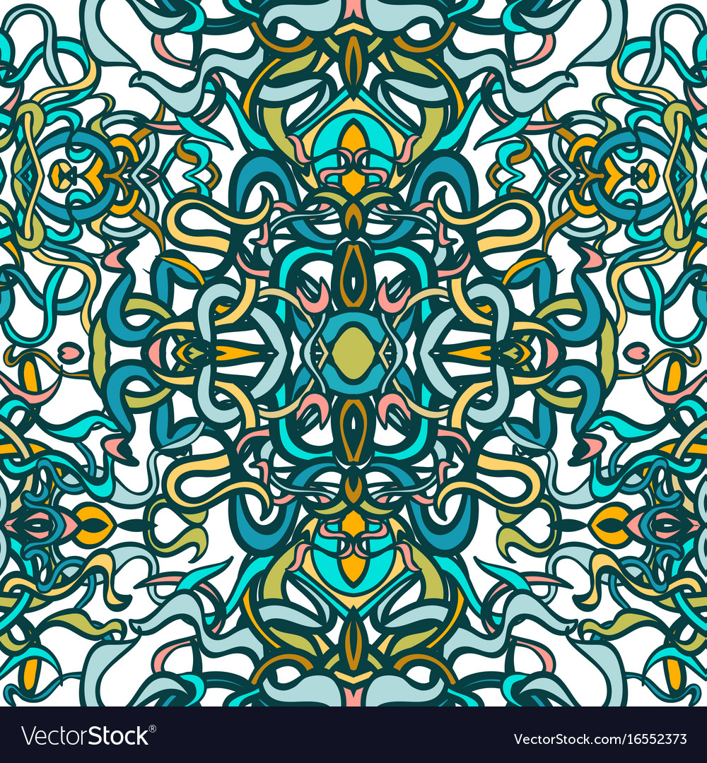 Colorful abstract seamless pattern Royalty Free Vector Image