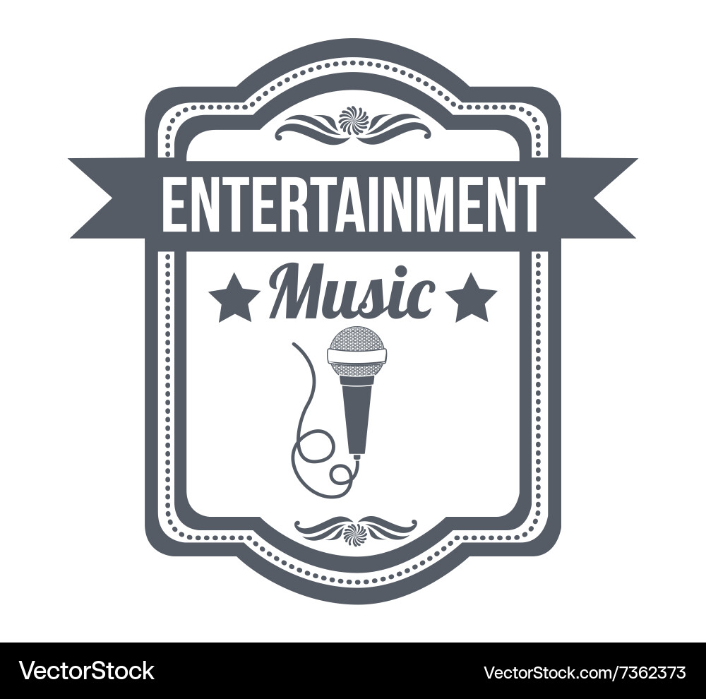Entertainment concept design Royalty Free Vector Image