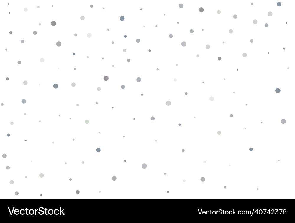 Christmas digital paper with silver polka dots Vector Image
