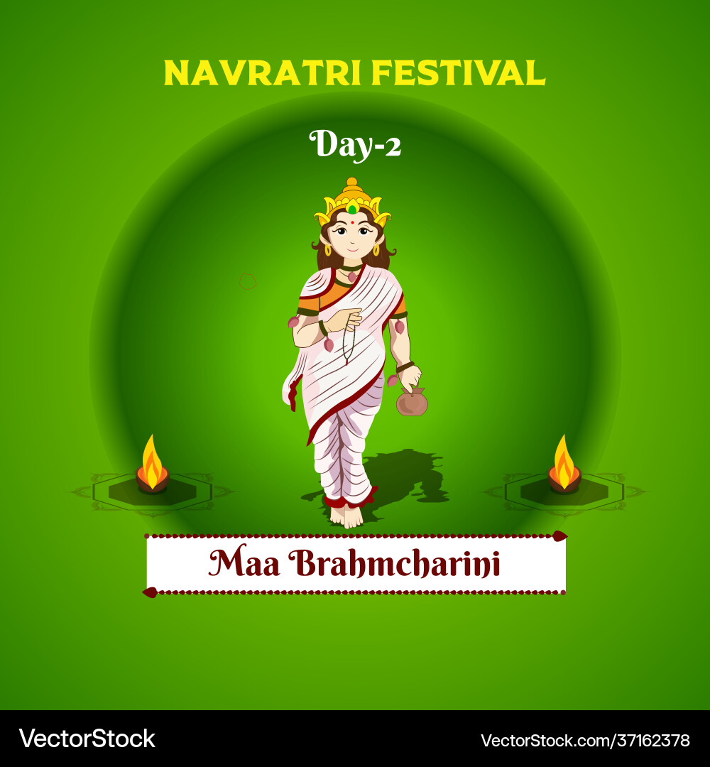 Happy navratri greeting card design Royalty Free Vector