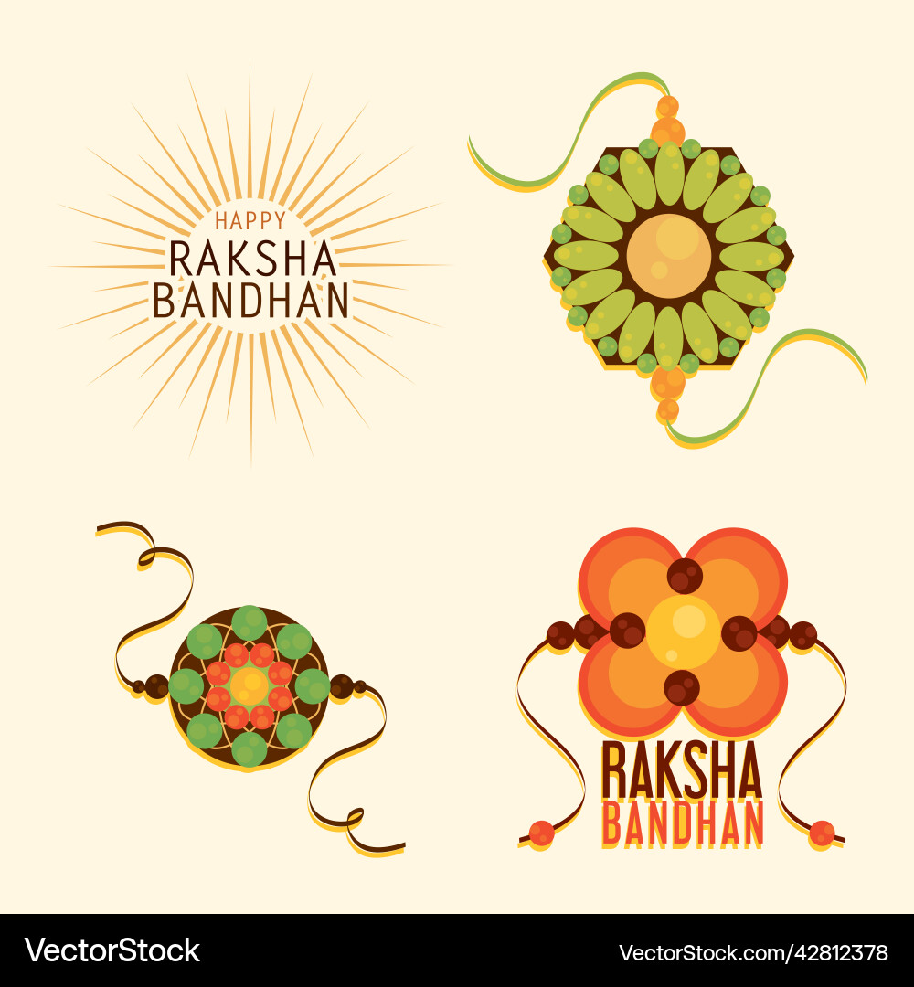 Happy raksha bandhan Royalty Free Vector Image