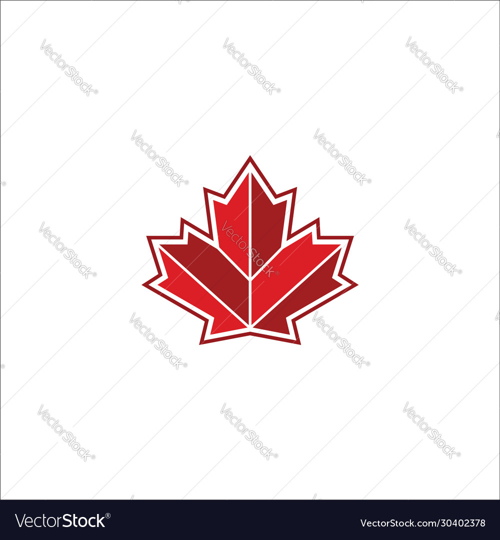 Maple leaf logo Royalty Free Vector Image - VectorStock