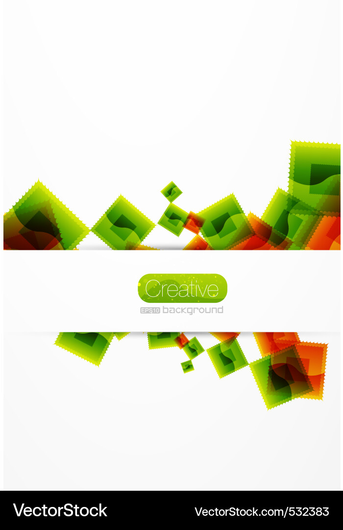 Creative template Royalty Free Vector Image - VectorStock