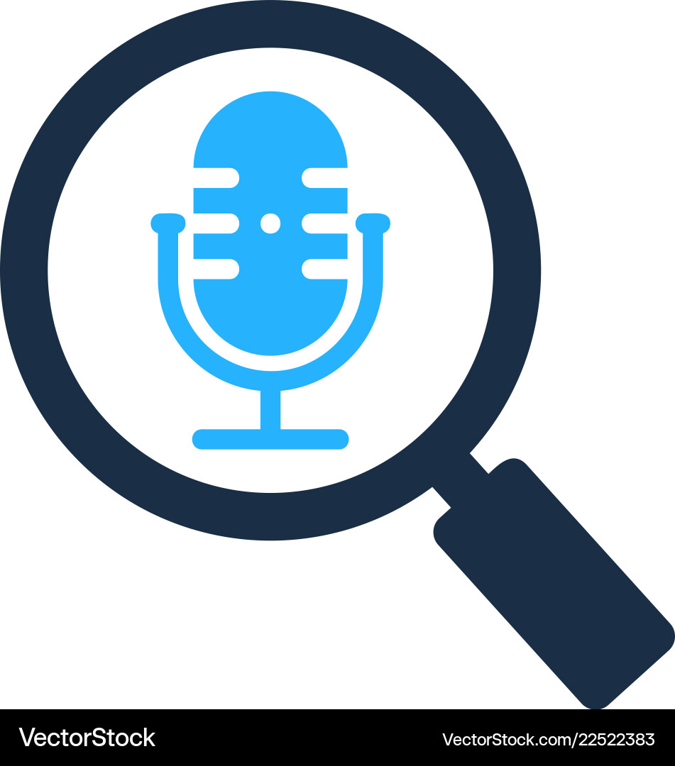 Find podcast logo icon design Royalty Free Vector Image