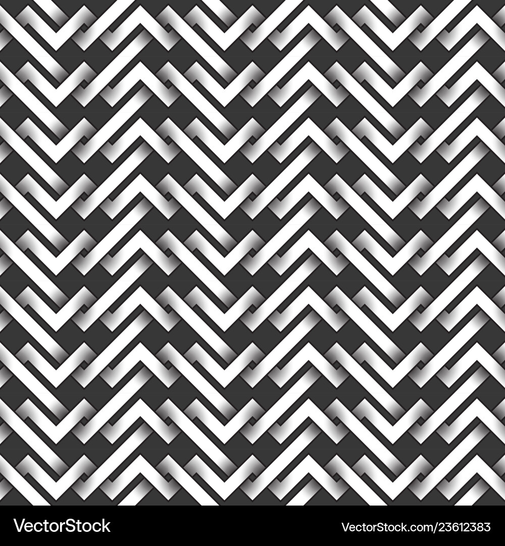 Monochrome seamless pattern of intertwined Vector Image