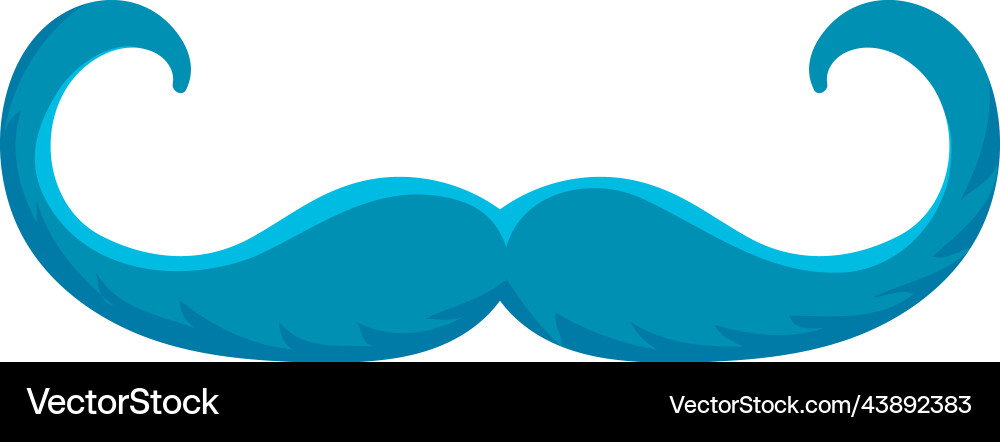 Moustache movember prostate cancer Royalty Free Vector Image