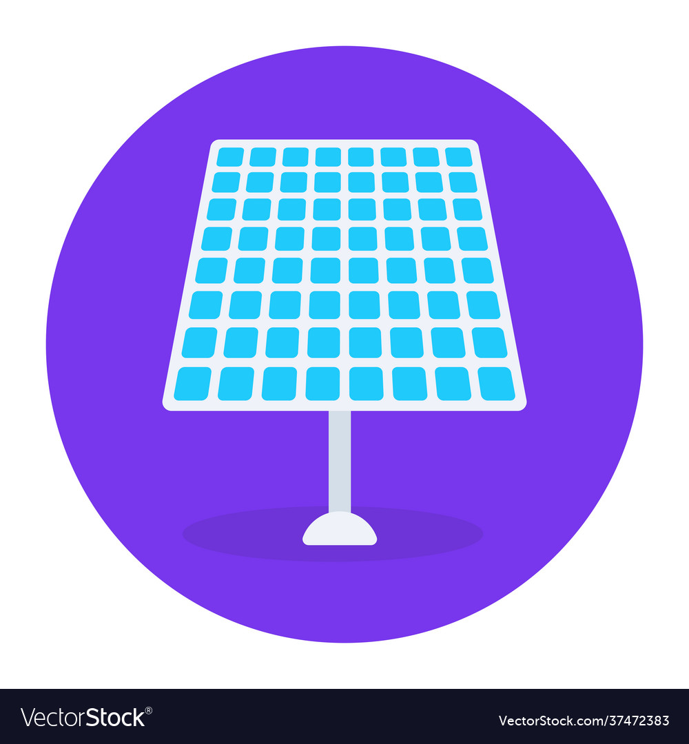 Solar panel Royalty Free Vector Image - VectorStock