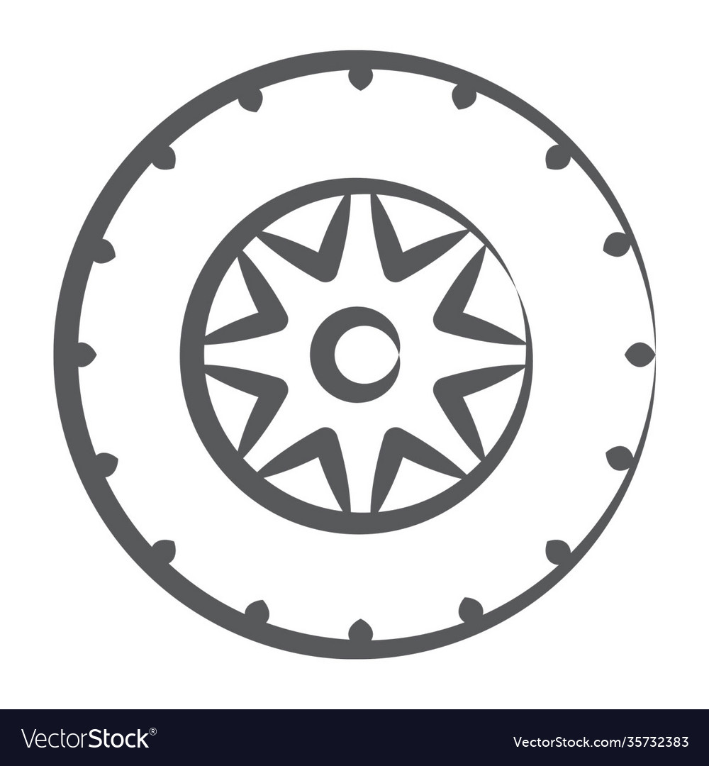 Wheel Royalty Free Vector Image - VectorStock