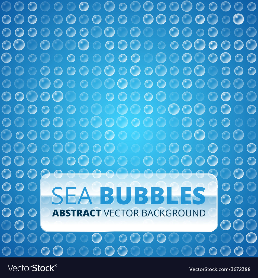 Abstract bubble pattern Royalty Free Vector Image