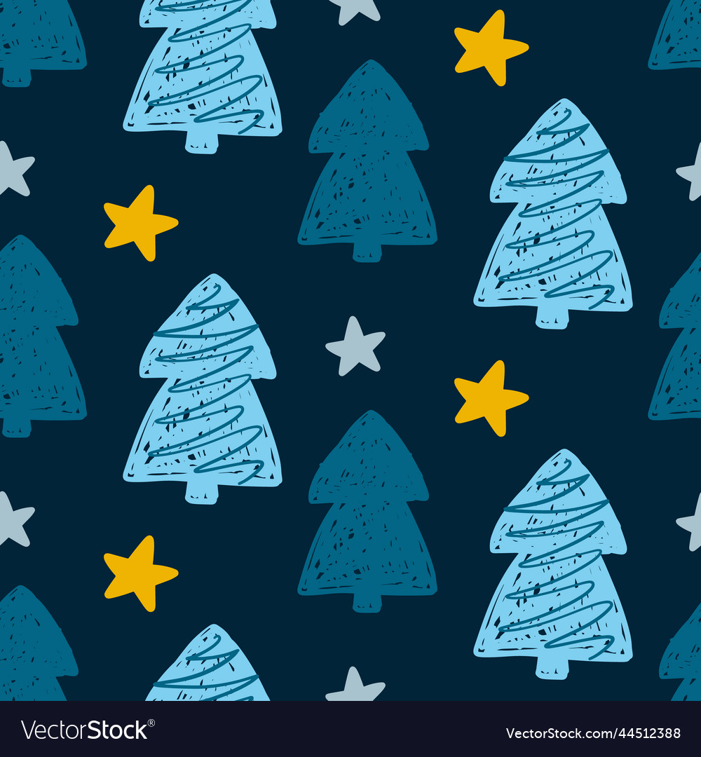 Christmas seamless pattern Royalty Free Vector Image