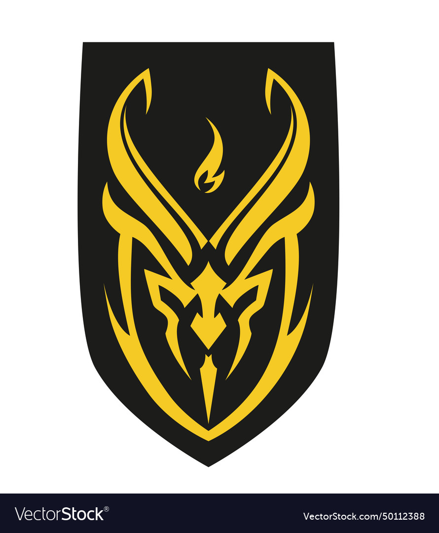 Devil emblem Royalty Free Vector Image - VectorStock