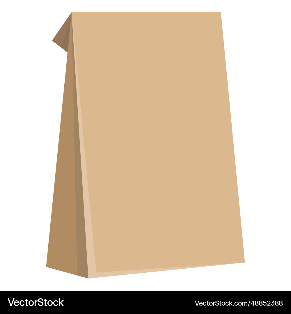 Food paper bag Royalty Free Vector Image - VectorStock