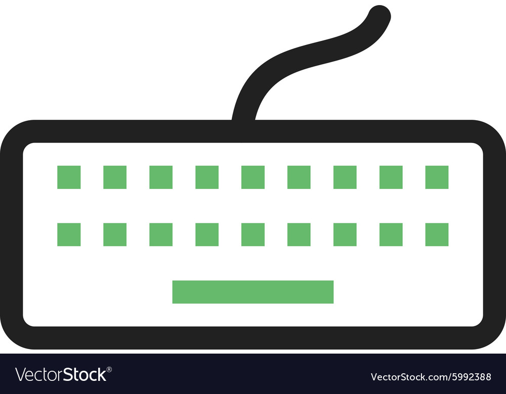 Keyboard Royalty Free Vector Image - VectorStock