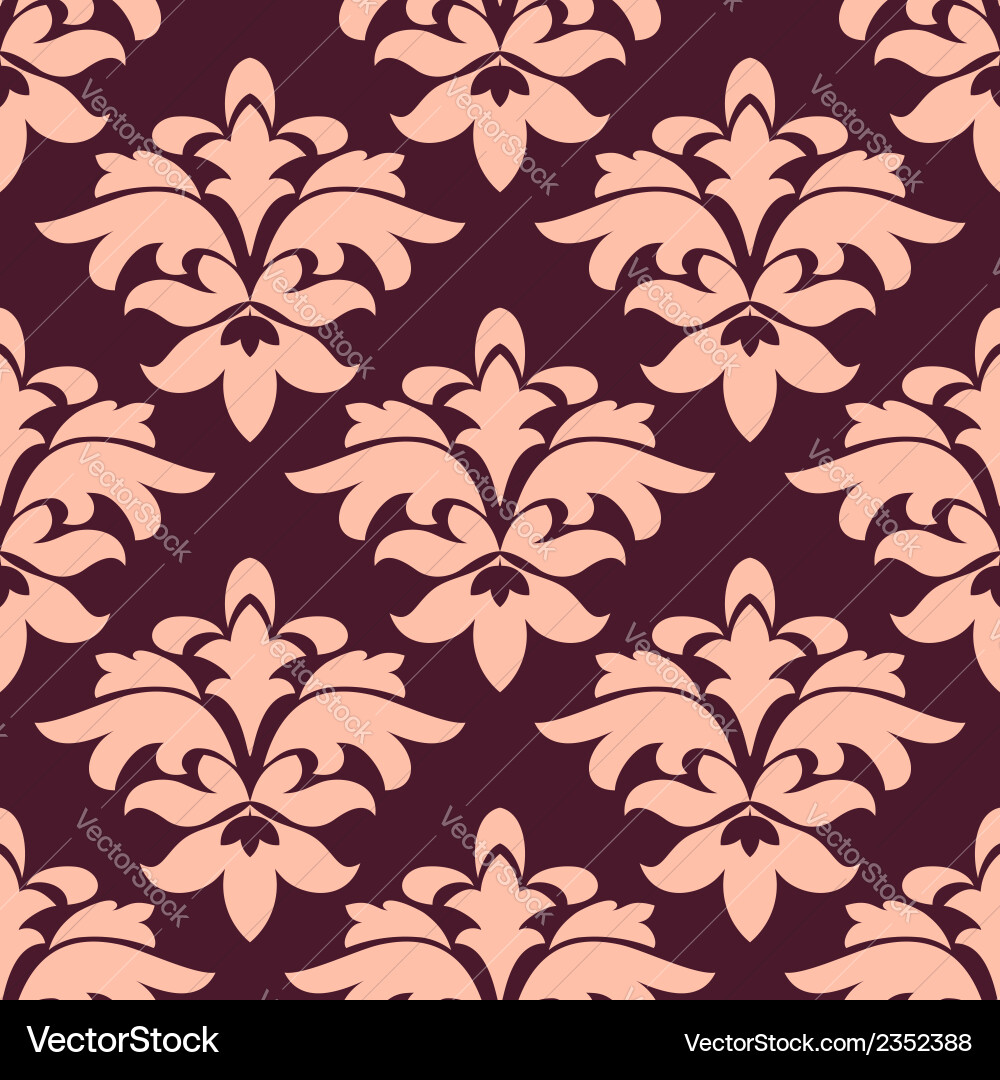Purple and pink seamless floral pattern Royalty Free Vector