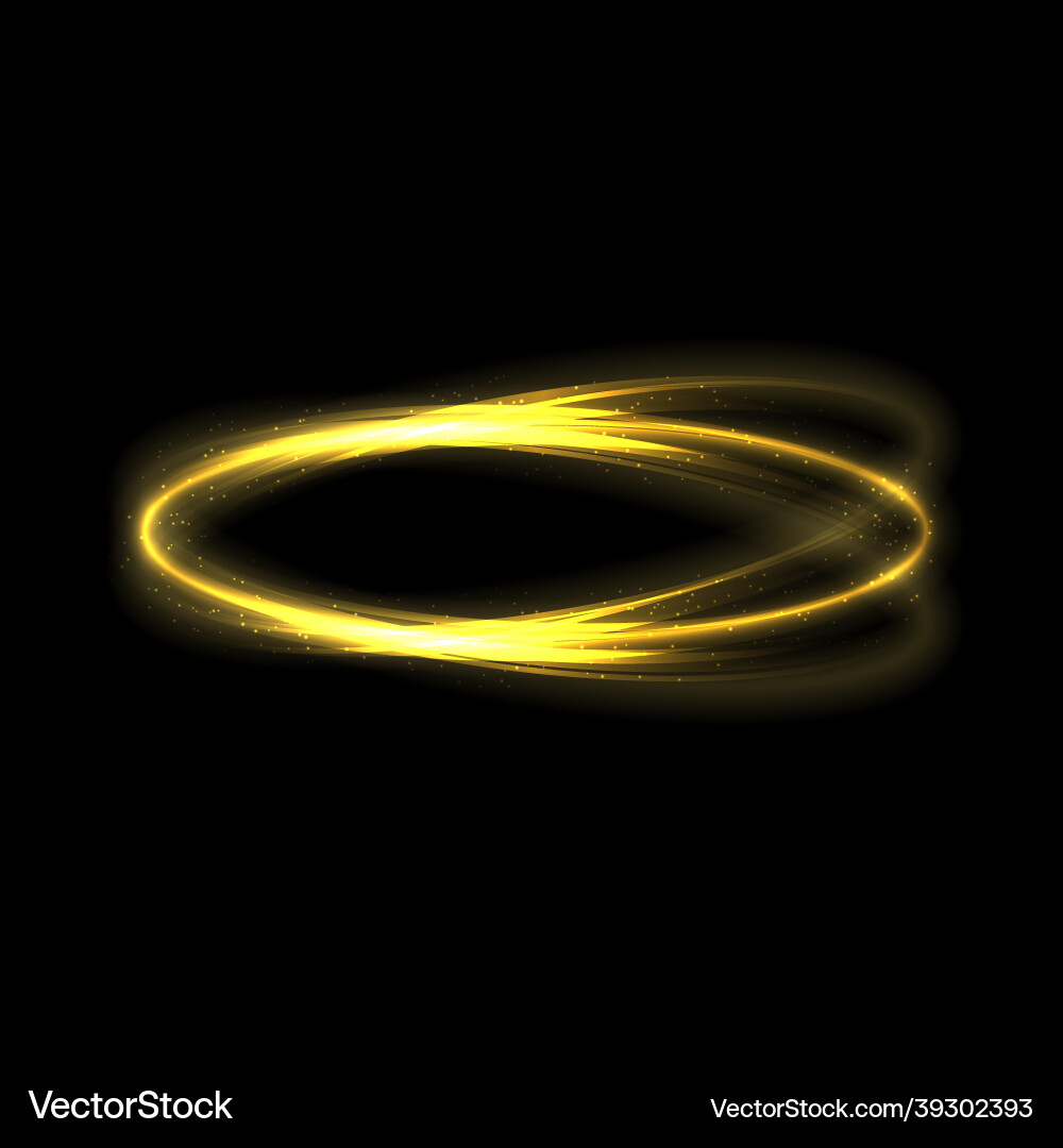 Gold glow light effect stars bursts with sparkles Vector Image