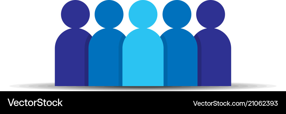 People icon business corporate team working Vector Image