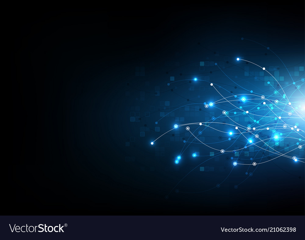 Abstract background technology communication data Vector Image