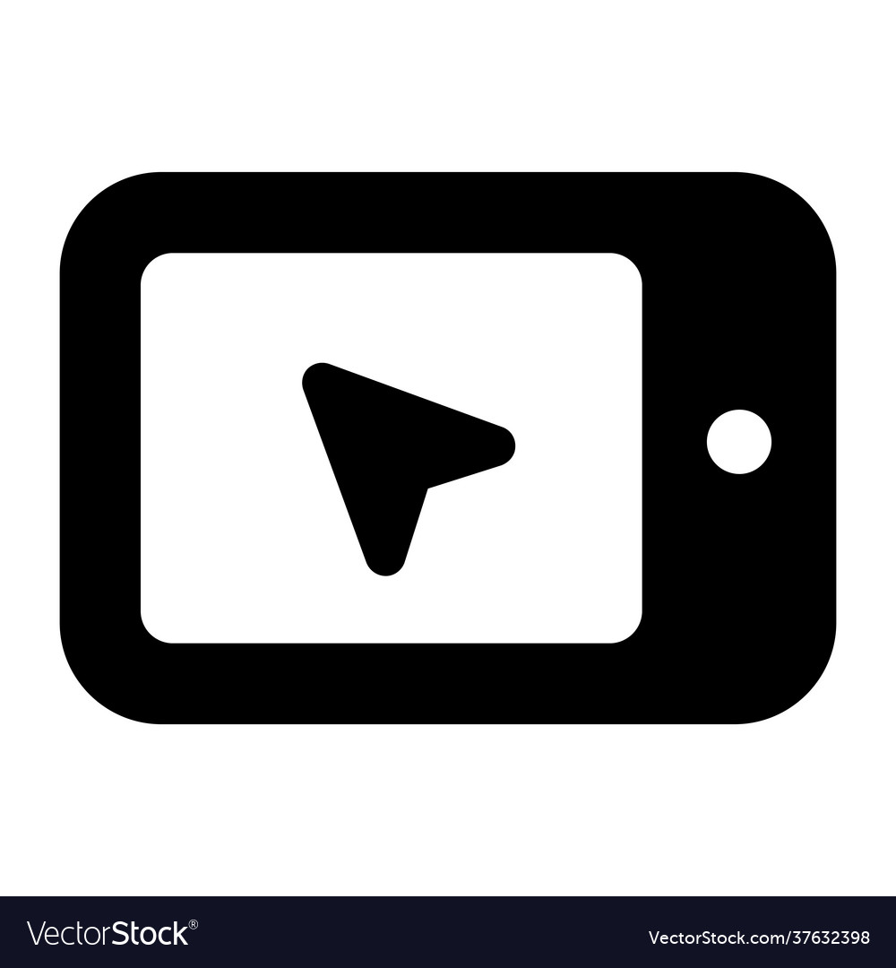 Mobile navigation Royalty Free Vector Image - VectorStock