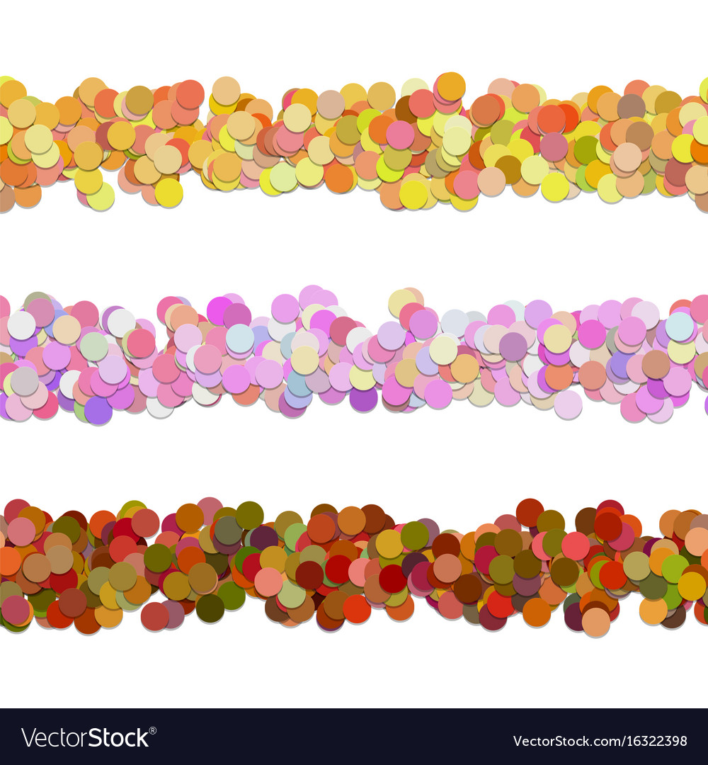 Repeatable dot pattern page divider line design Vector Image