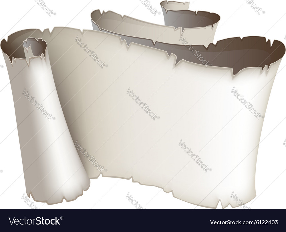 Ancient scroll Royalty Free Vector Image - VectorStock