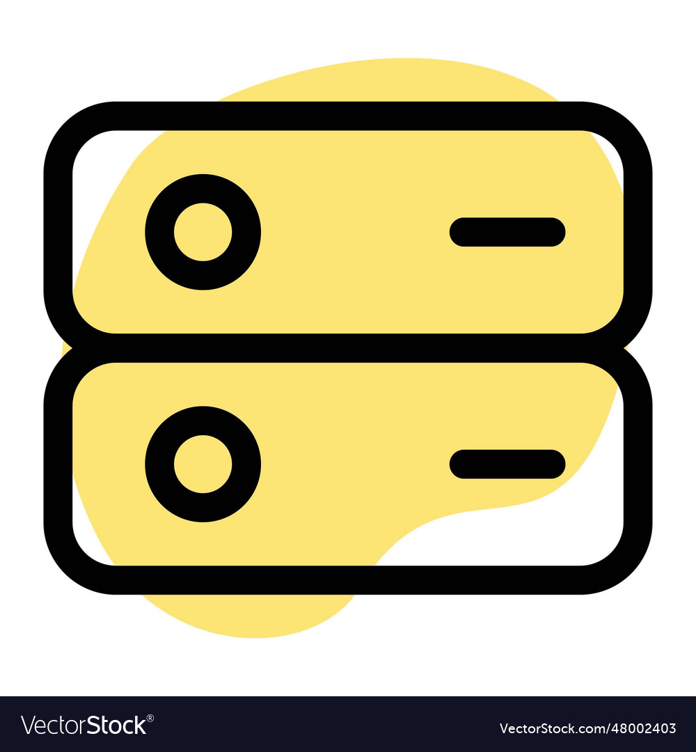 Data leak from the server database Royalty Free Vector Image