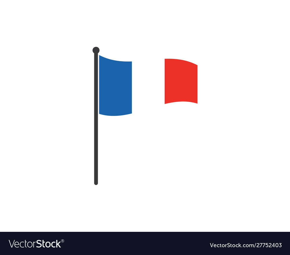 France flag design Royalty Free Vector Image - VectorStock