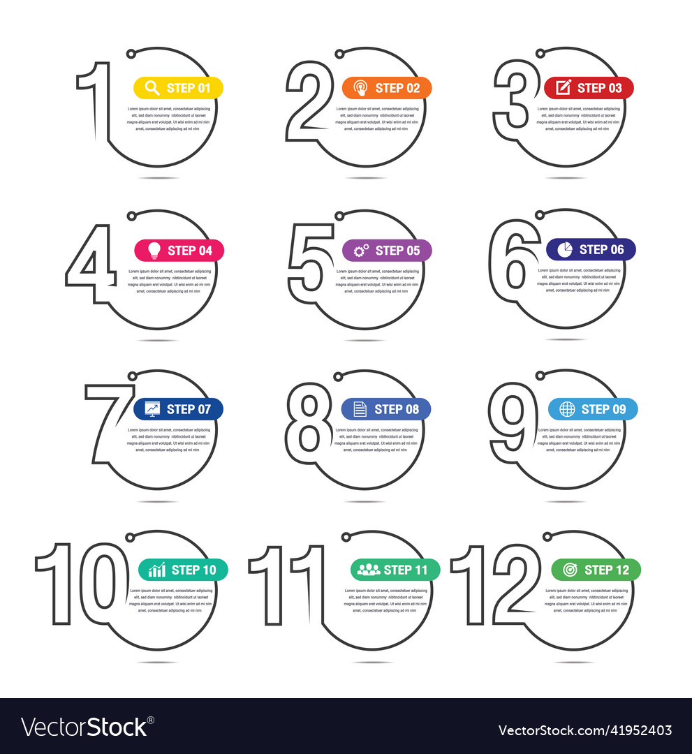 Number Royalty Free Vector Image - VectorStock