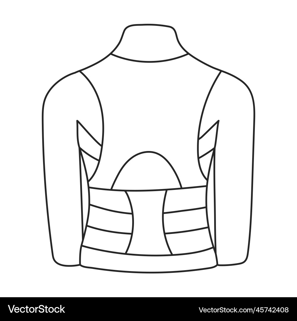 Bandage outline logo band Royalty Free Vector Image