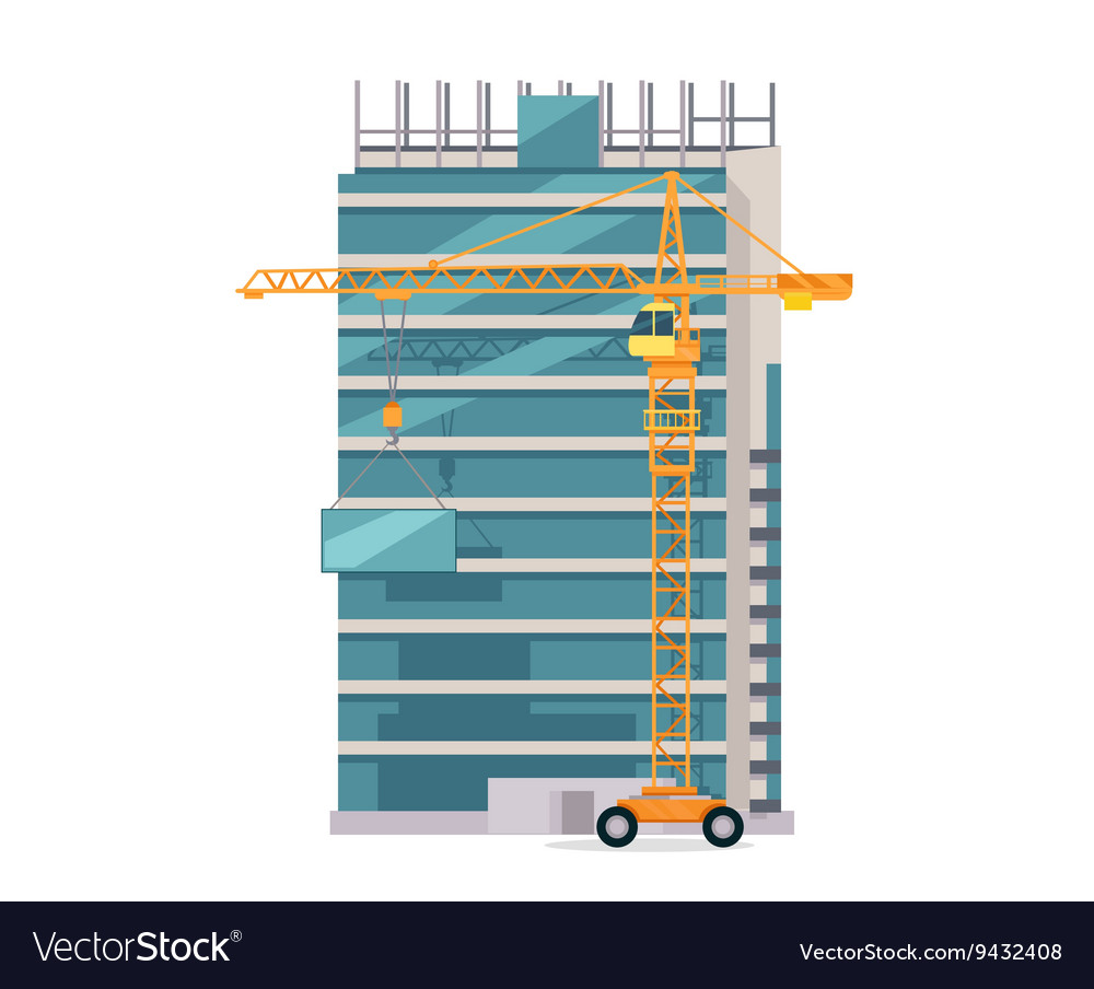 Building process success engineer Royalty Free Vector Image