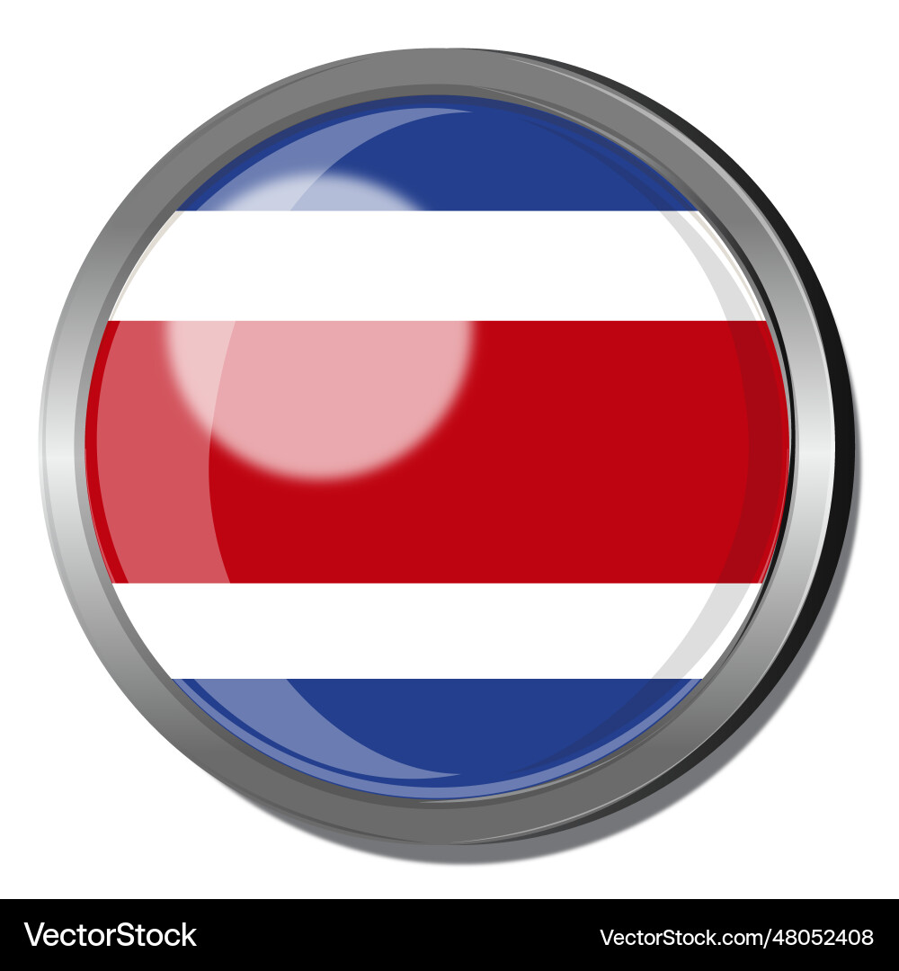 Costa rica flag badge Royalty Free Vector Image